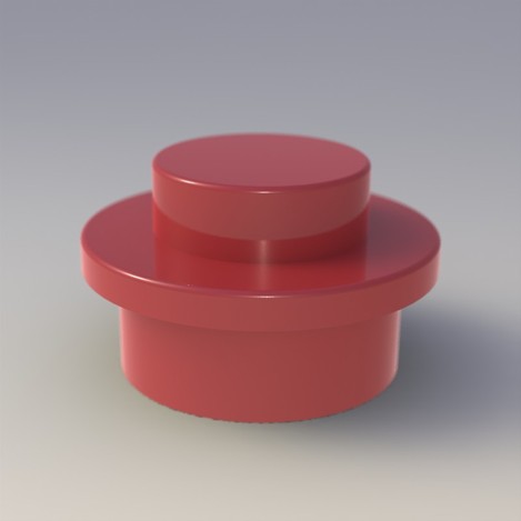 Lego 1x1 round brick - SOLIDWORKS - 3D CAD model - GrabCAD