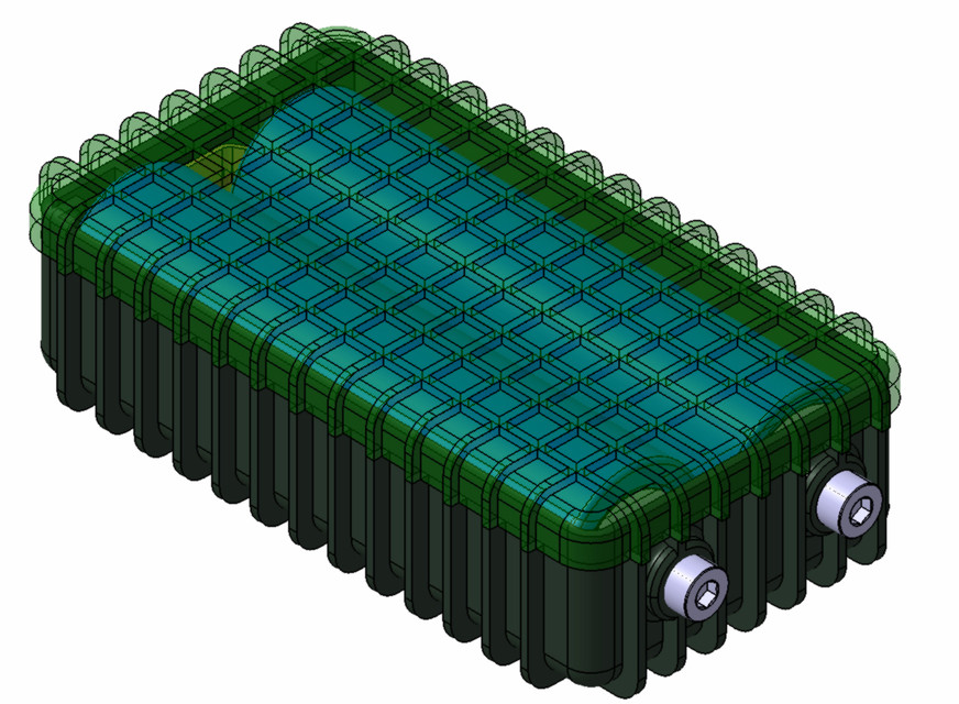 7.4 V Li-ion Battery BOX | 3D CAD Model Library | GrabCAD