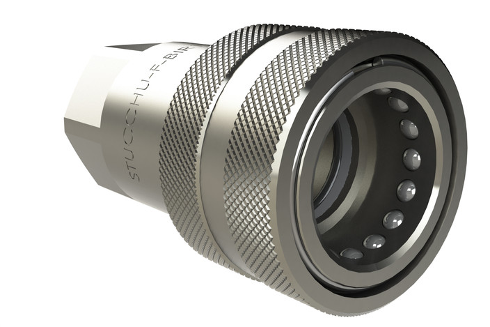 1/2" BSP Quick Release Coupling - STEP / IGES, SOLIDWORKS - 3D CAD ...