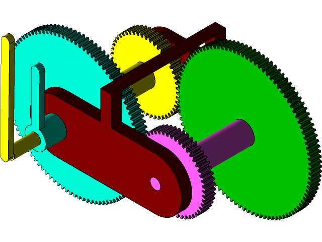 Gear Train Animation Extruder Gear System — Zachary Sorscher