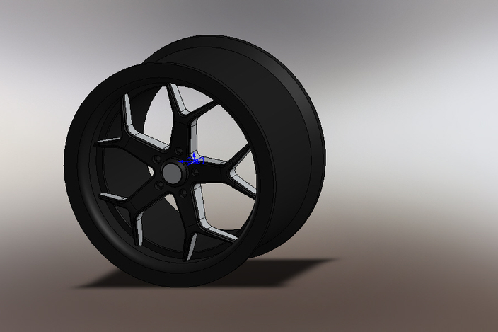 Car wheel - SOLIDWORKS - 3D CAD model - GrabCAD
