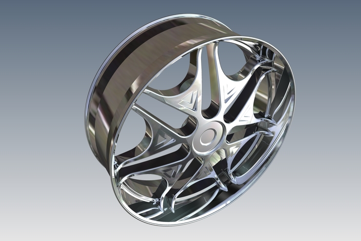 Car wheel - Autodesk Inventor - 3D CAD model - GrabCAD