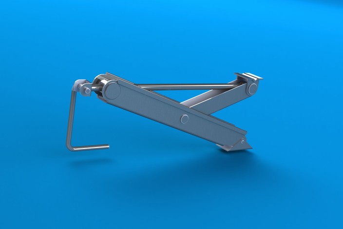 Y car jack - STEP / IGES, SOLIDWORKS, Other - 3D CAD model - GrabCAD