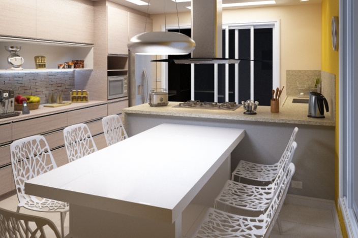 New Open Kitchen - Autodesk 3ds Max - 3D CAD model - GrabCAD