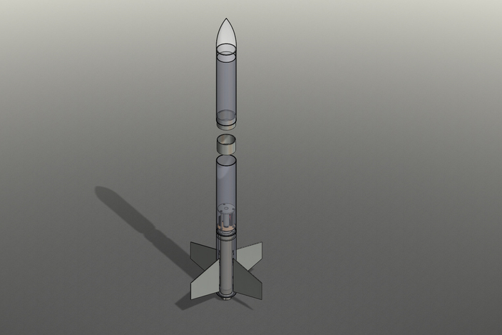 Scale Rocket - SOLIDWORKS, Other - 3D CAD model - GrabCAD