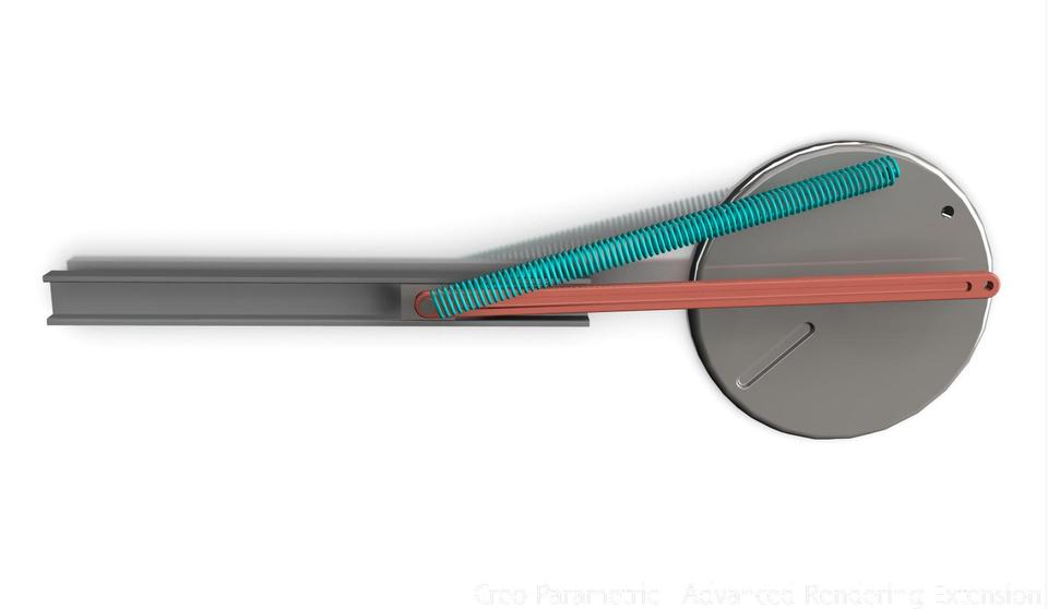 Slider-Spring Mechanism | 3D CAD Model Library | GrabCAD