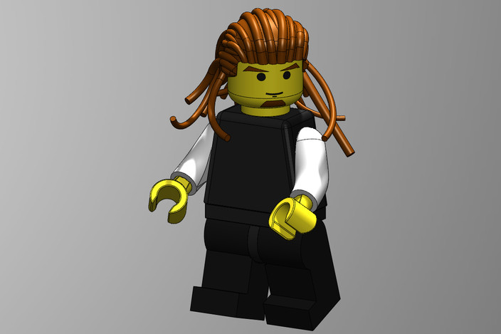Lego dreadlock figure
