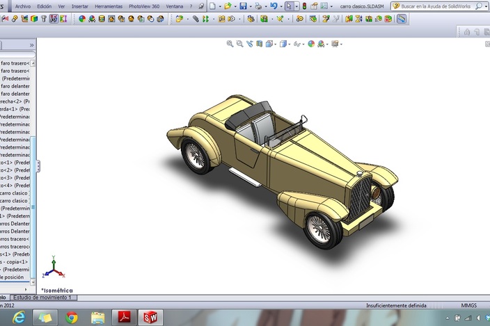 carro clasico - SOLIDWORKS - 3D CAD model - GrabCAD