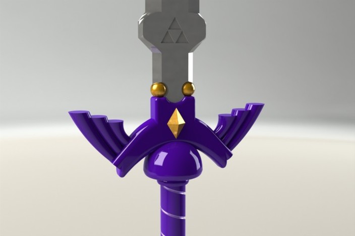 Master Sword - STL, SOLIDWORKS - 3D CAD model - GrabCAD