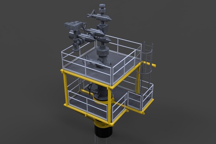 well access platform - AutoCAD, Other - 3D CAD model - GrabCAD