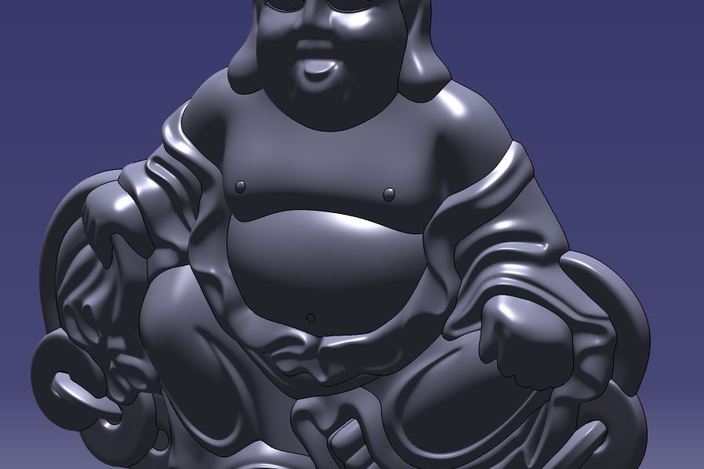Buddha - STL - 3D CAD model - GrabCAD
